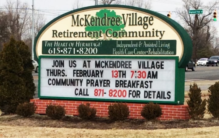 Mckendree Village nursing home, 4347 Lebanon Road, Hermitage Springs ...